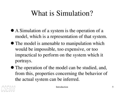 Ppt Cps 808 Introduction To Modeling And Simulation Powerpoint