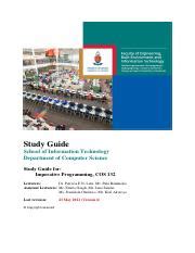 COS132 StudyGuide Ver6 23May2021 Pdf Study Guide School Of
