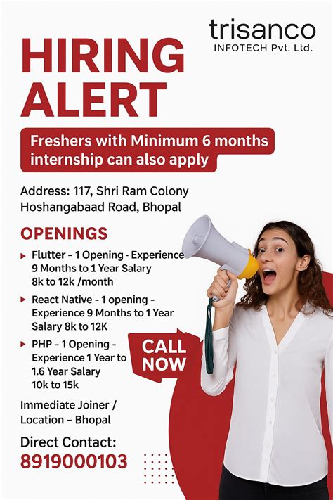 Flutterdeveloper Reactnativedeveloper Phpdeveloper Softwaredeveloperjobs Bhopaljobs