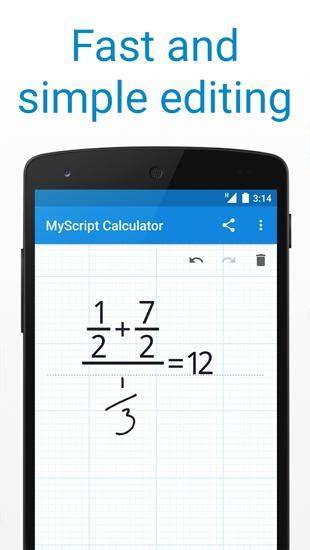 MyScript Calculator For Android Download For Free