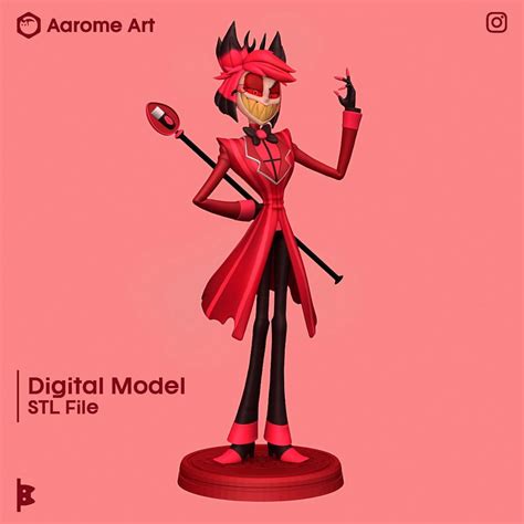 Alastor Hazbin Hotel Digital Model For 3d Printing Etsy