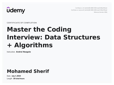 Completed Master The Coding Interview Data Structures Algorithms