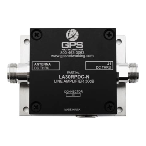 gps networking inc line amplifier 30db gain geo