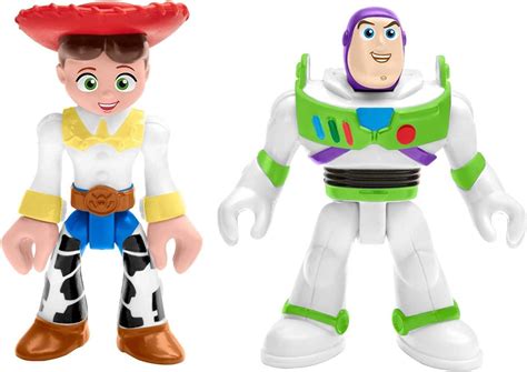 Imaginext Disney Pixar Toy Story Figures Buzz Lightyear And Jessie
