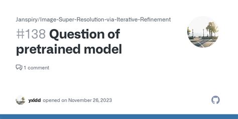 question of pretrained model · issue 138 · janspiry image super