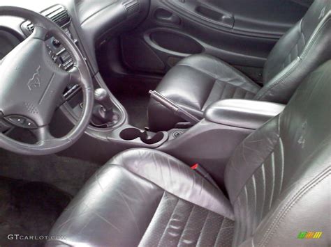 Dark Charcoal Interior 2000 Ford Mustang Gt Coupe Photo 48629620