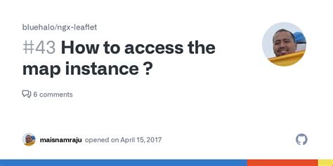How To Access The Map Instance · Issue 43 · Bluehalongx Leaflet