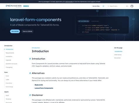 Laravel Form Components By Rawilk A Undefined Template Built At