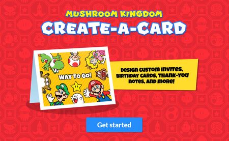 Mushroom Kingdom Create A Card Super Mario Wiki The Mario Encyclopedia