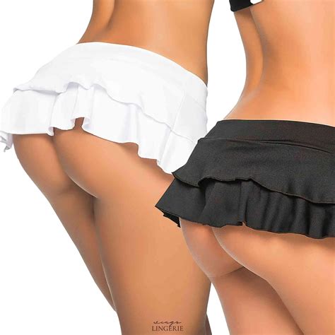 Extreme Micro Mini Skirts Commando