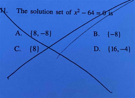 The Solution Set Of Math