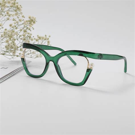 Halona Cat Eye Green Glasses Halona Cat Eye Green Glasses
