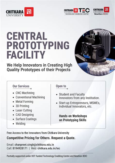 Central Prototyping Facility Tec