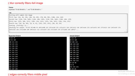 C Cs50 Filter More Blur Passes All Test Except 4x4 Test Stack Overflow