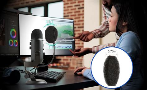 Pop Filter For Microphone Sponge Layered Pop Wind Screen