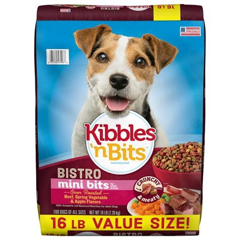 Kibbles ‘n Bits Mini Bits Small Breed Dry Dog Food Savory Beef