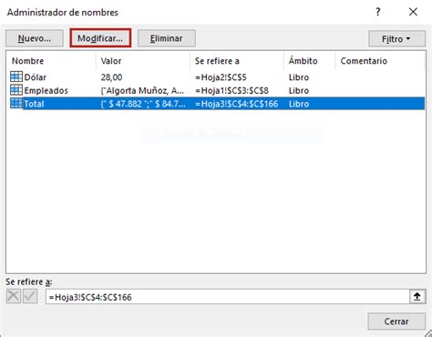 Cómo asignar nombres a celdas o rangos y para qué sirve