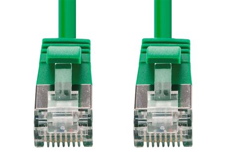 Dynamix 125m Cat6a Sftp Green Ultra Slim Shielded 10g Patch Lead