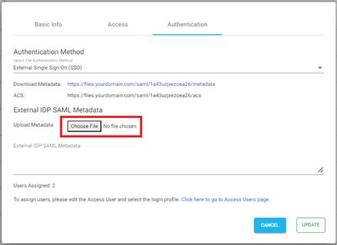 Updating External Idp Saml Metadata In Login Profile