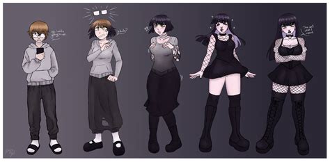 Goth Tg Sequence By Fluffyfeetart On Deviantart
