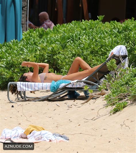 Lea Michele Is Spotted Going For A Swim In The Ocean In Hawaii Aznude
