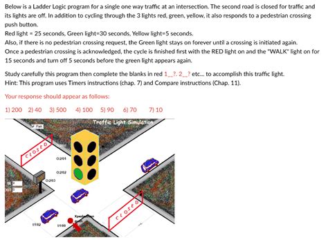 Solved Below Is A Ladder Logic Program For A Single One Way