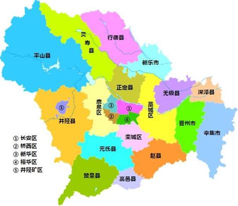 石家庄地图全图 石家庄市区 河北版本 第7页 大山谷图库