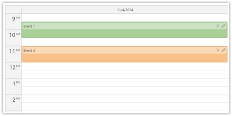 Vue Calendar Dayweekmonth Views Open Source Daypilot Code
