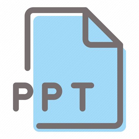 Ppt File Format Document Extension Icon Download On Iconfinder