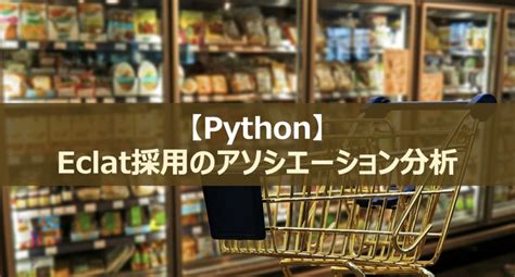 PythonEclatアソシエーションバスケット分析によるマーケティング高度化支援 DXCEL WAVE