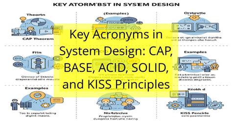 Key Acronyms In System Design Cap Base Acid Solid And Kiss