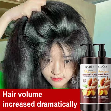 Anti Hair Loss Shampoo Ginger Anti Dandruff Shampoo Hair Growth Anti Hairfall Herbal Shampoo