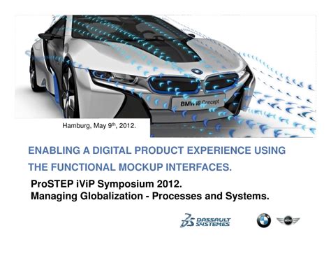 PDF Enabling A Digital Product Experience Using The Functional Mock Up Interface