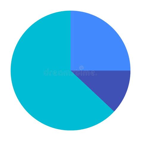 Pie Chart Illustration Stock Illustration Illustration Of Info 258608272