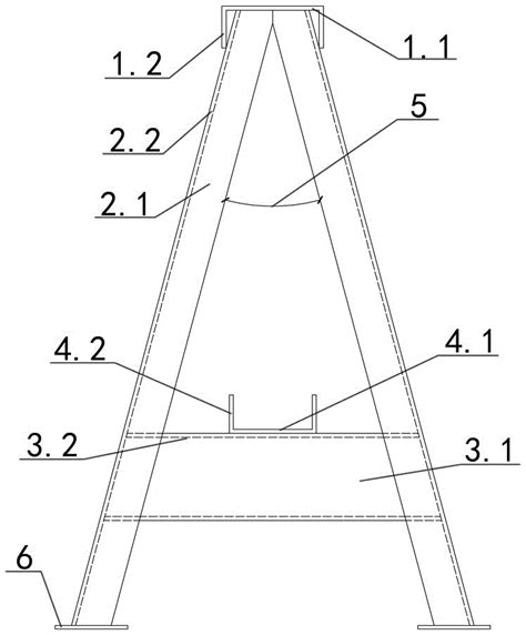一种切割拆撑钢马凳支撑装置及其拆撑结构的制作方法