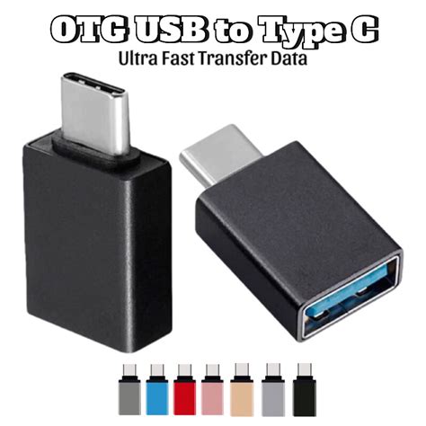 Jual Otg Non Kabel Type C Adapter Otg Usb Ke Type C Tipe C Connector To Normal Usb Port