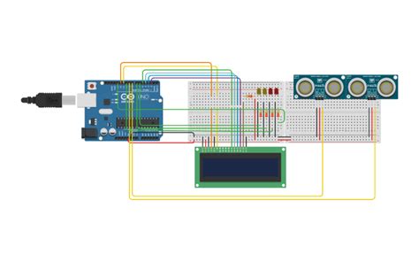 Circuit Design Display Lcd Con Sensore Tinkercad
