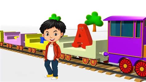 learn Alphabet Train Song 3d Animation Alphabet Abc Train Song For