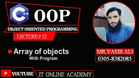 12 Array Of Objects In C Oop Tutorial Basics To Advance Level