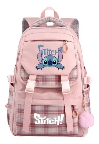 Lnn T Mochila Escolar De Lilo Y Stitch Liviana Color 2 Cuotas Sin Interés