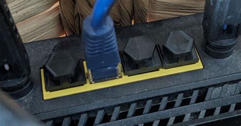 Ethernet Port Cover Print Orientation Hex Remix By Zuberio Download Free STL Model