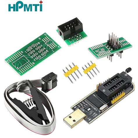 Ch A Ch B Series Eeprom Flash Bios Usb Programmer Module Soic Sop Test Clip For