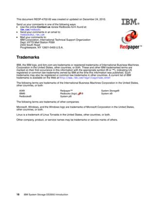Ibm System Storage Ds Introduction Redp PDF