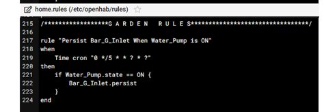 Rules And Persistance Trigger Page 2 Persistence Services Openhab Community