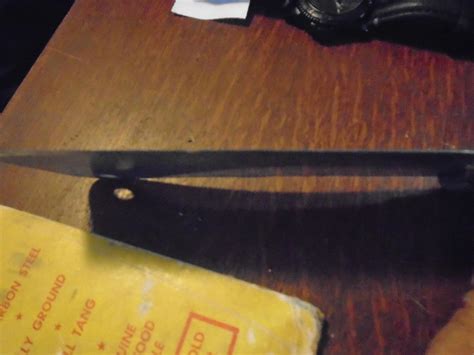 Older Ever Keen Carbon Meat Cleaver 7 1 2 Blade 12 1 4 Overall