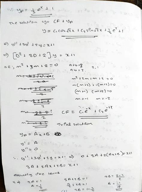 SOLUTION Linear Differential Equation Part 2 Studypool