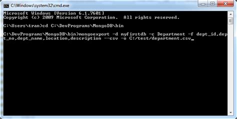Importing And Exporting MongoDB Database O Planning Org