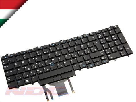 Dell 5drwm Latitude E5550 E5570 5580 5590 Hungarian Backlit Keyboard 05drwm