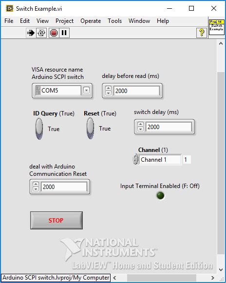 Arduino In Test Instrumentation Outro Labview Example Element14
