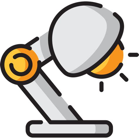 데스크 램프 아이콘 Generic Outline Color Freepik